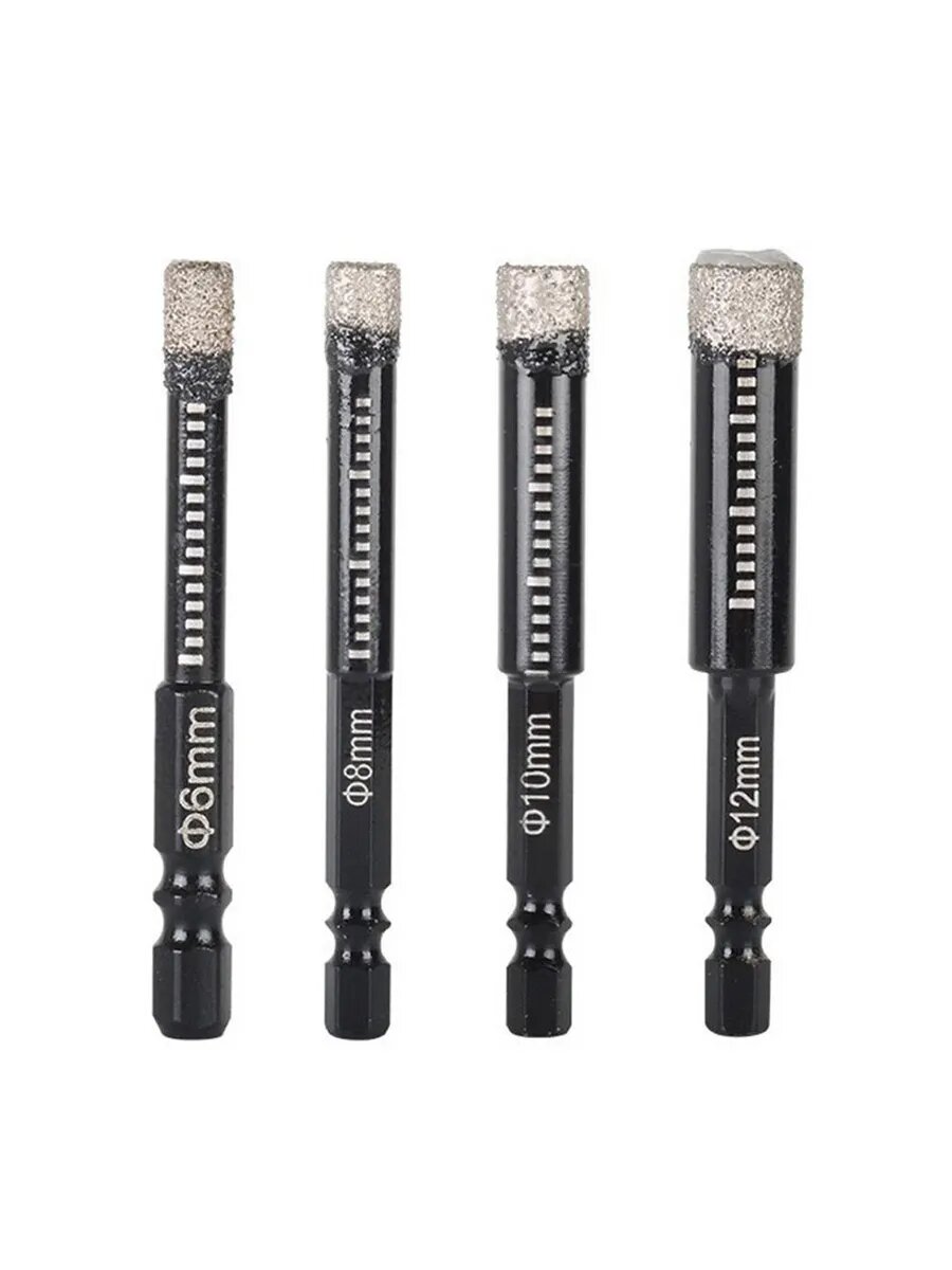 Алмазный бур для керамики, гранита, 6-12мм, сухая резка