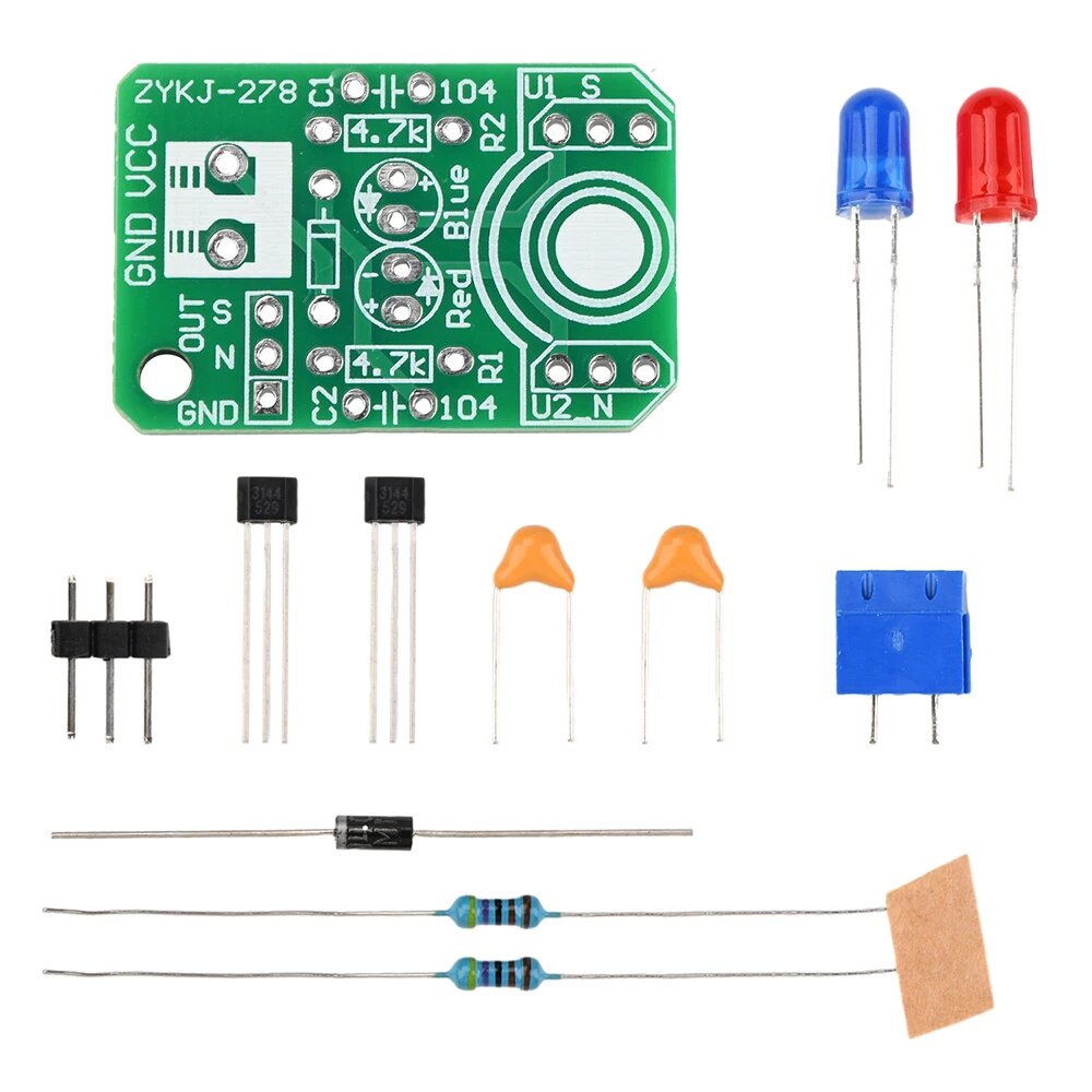 Датчик Холла ZYKJ-278 с LED, DIY Parts