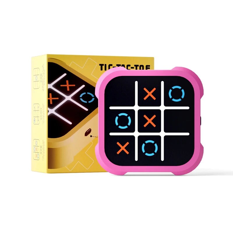 Электронная игра Tic Tac Toe Bolt Розовый, Rose Red