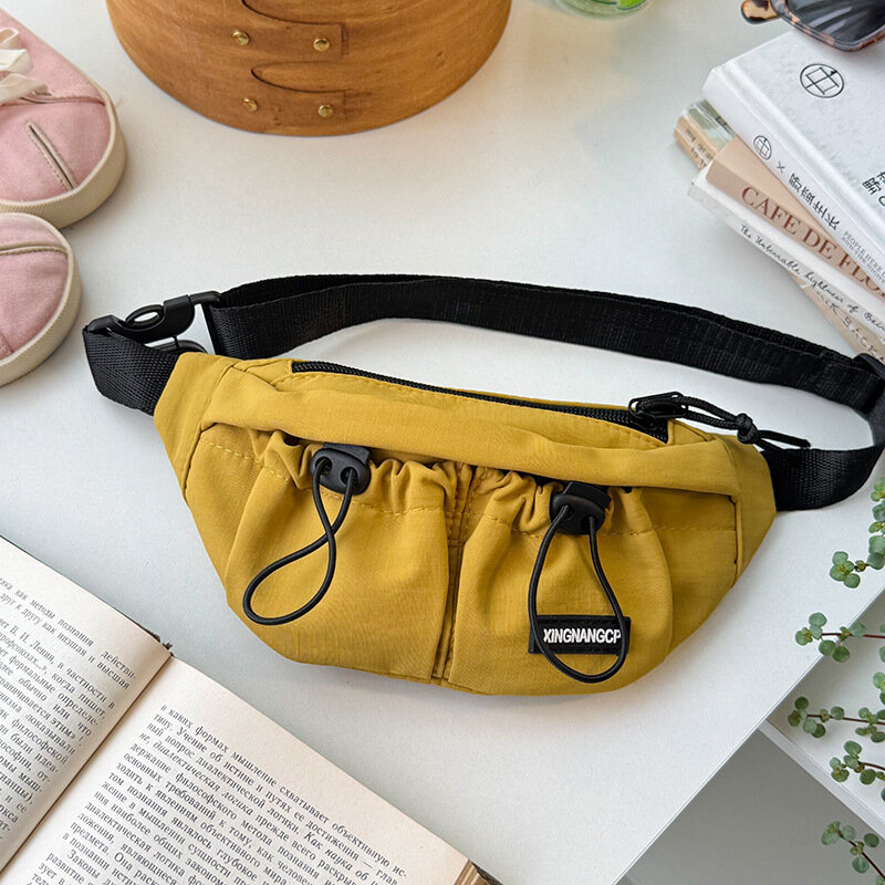 2025 Корейская версия стильная новая детская сумка для мальчиков и девочек, сумка на пояс, сумка на грудь, сумка для телефона оптом