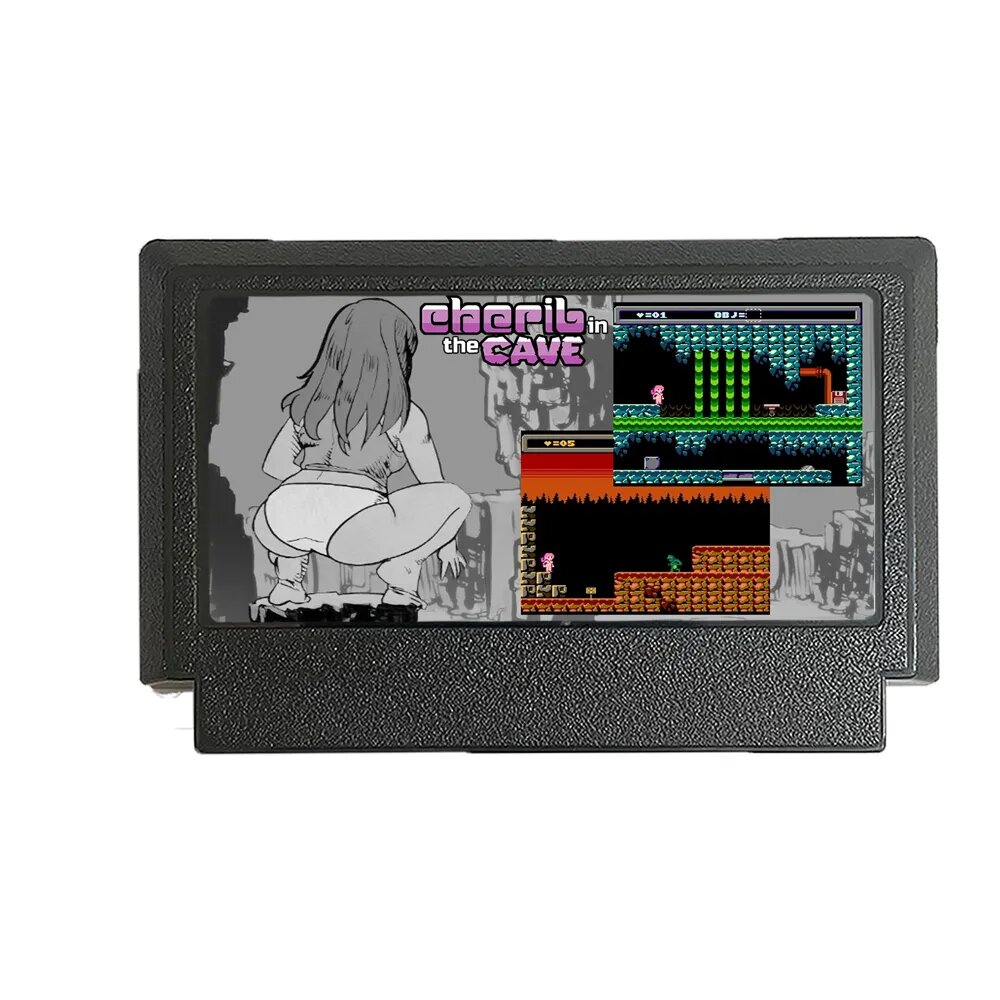 Cheril in the Cave - Игра 8-битный картридж Famicom - игровой картридж NES (8 bit, Английская версия)