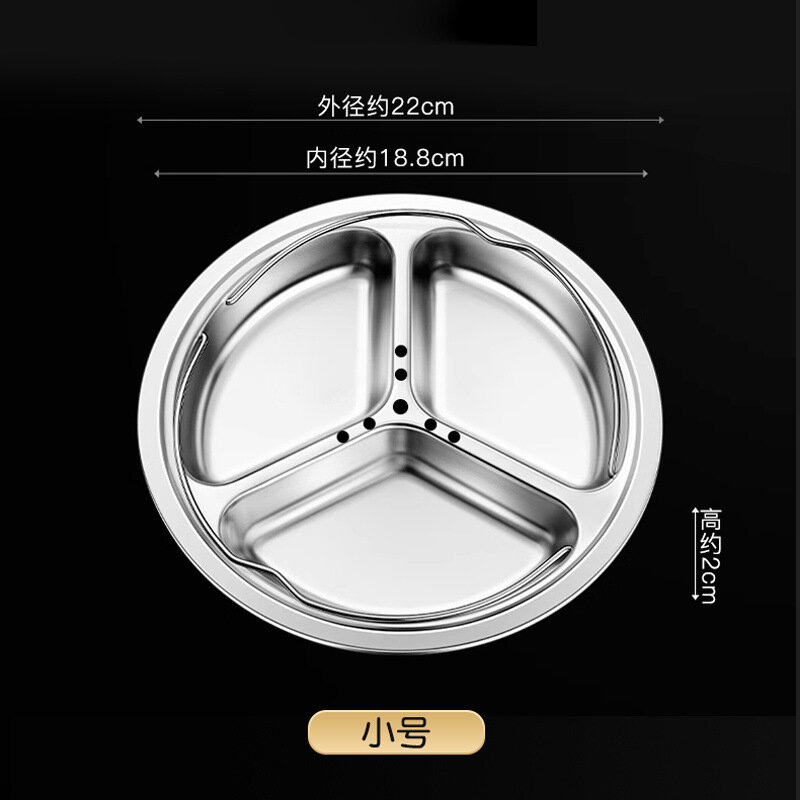 Трехсекционный поддон для пароварки, разделенный внутренний пароварка для рисоварки, универсальная корзина для пароварки из нержавеющей стали