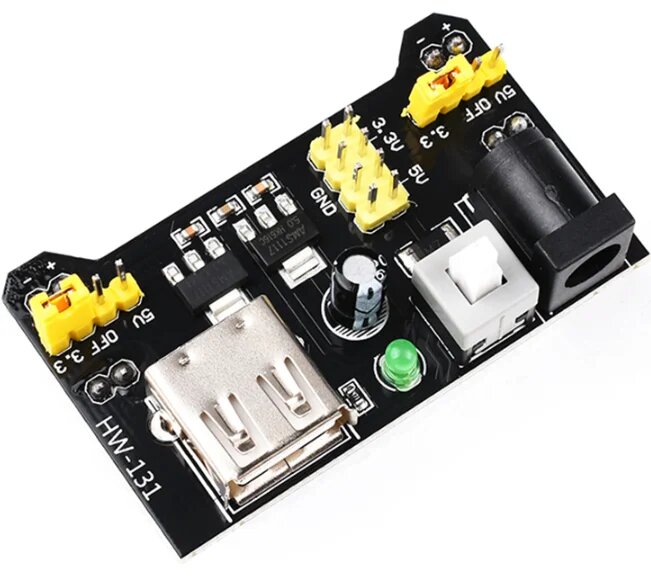 FSXSEMI Модуль питания для макетной платы MB-102 5v 3.3v