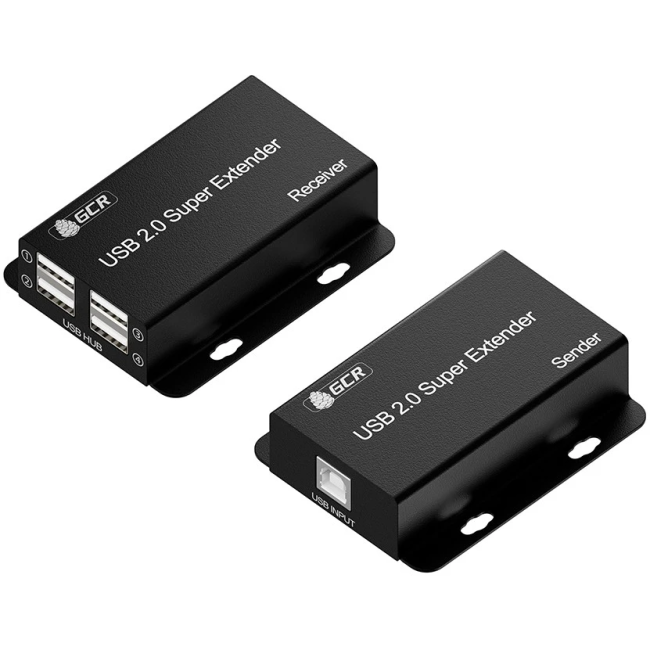 Удлинитель USB 2.0 по витой паре до 50М Greenconnect GCR-55791 GCR