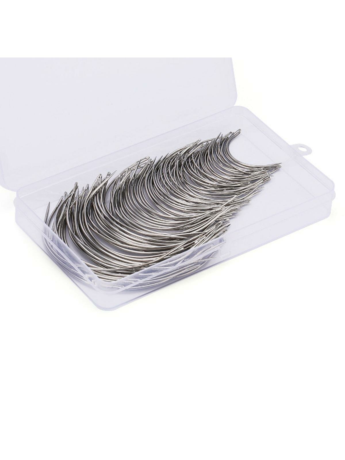 Обивочная игла Изогнутая игла Кожаная швейная игла для ремонта холста