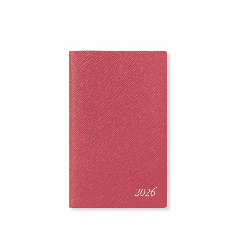 Smythson Ежедневник 2026 Panama Weekly Diary with Pocket, Lilac