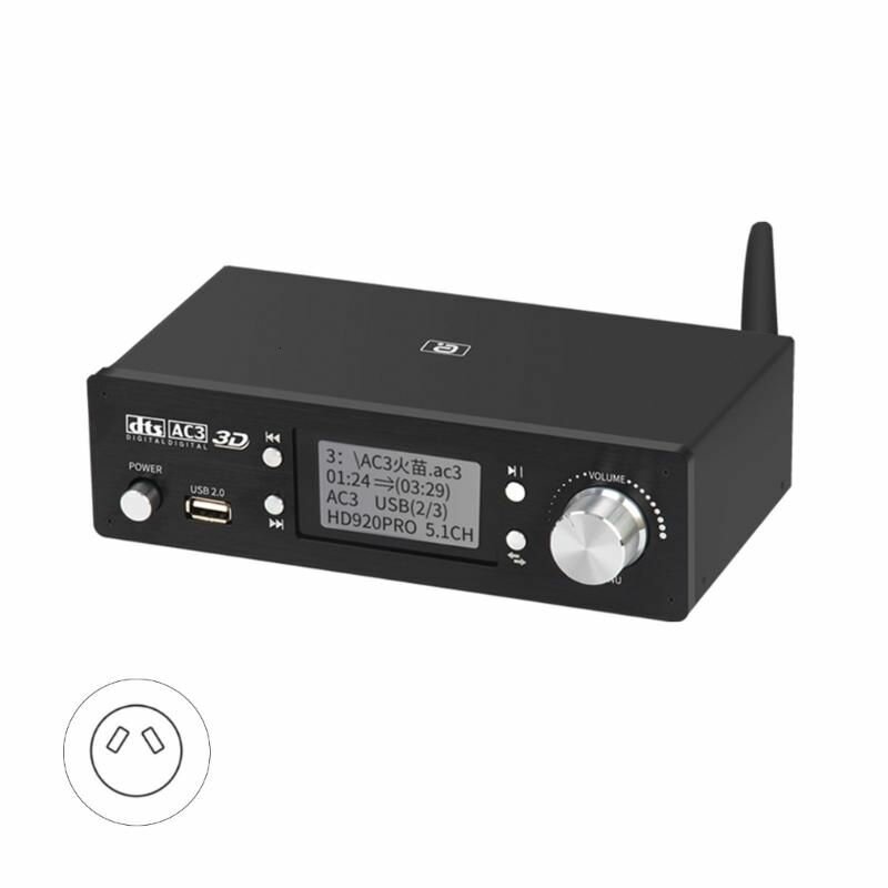 Bluetooth 5.0 Конвертер DTS-AC3 Оптический коаксиальный HDMI2.0 DAC 5.1CH Поддержка U-Disk PC Пульт, AU