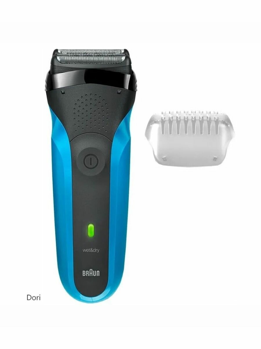 Braun Электробритва Series 3 310S, черный, синий