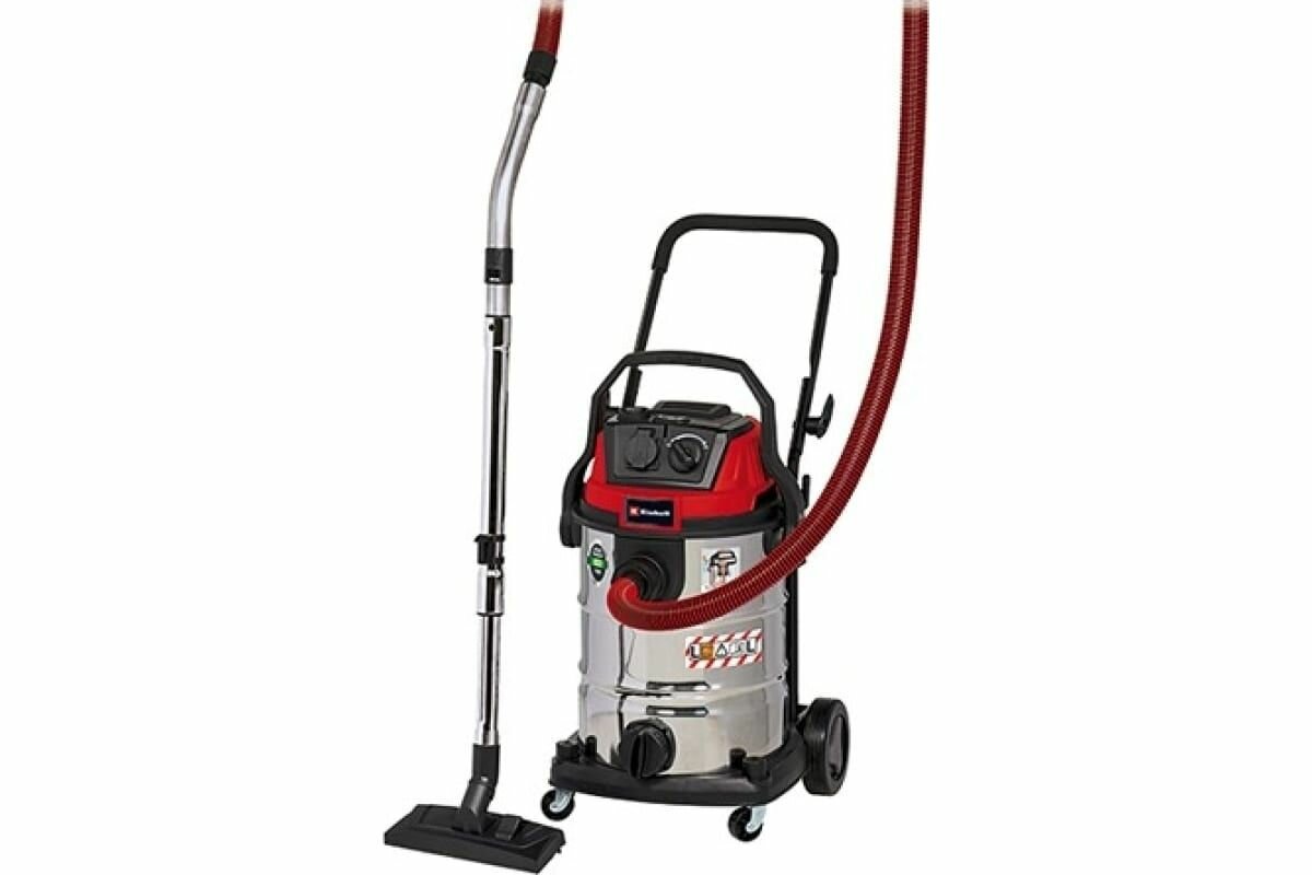 Строительный пылесос Einhell te-vc 2230 sacl,1400 Вт, 220 мбар, 30 л, очистка фильтра, розетка 2342465