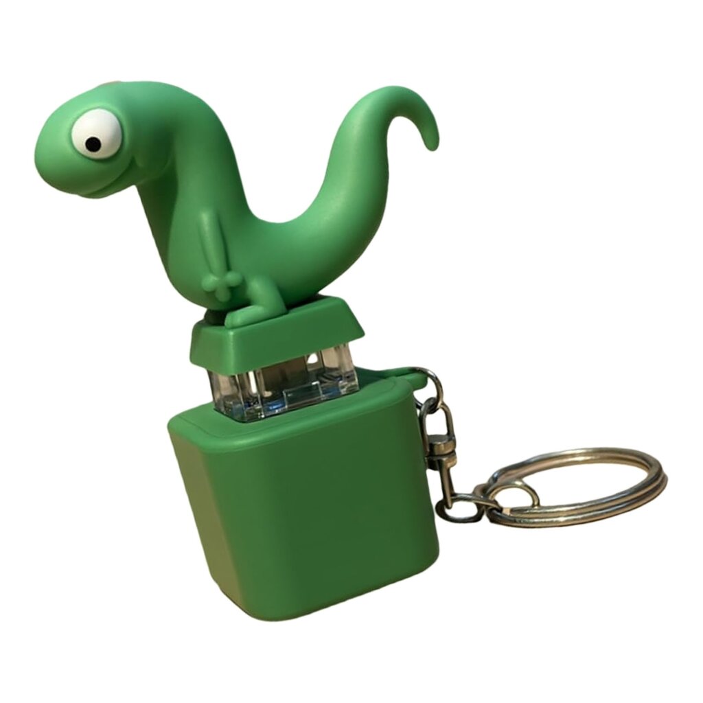 Светящаяся ящерица, активируемая звуком, — брелок-подвеска для снятия стресса с кнопкой, обеспечивающая визуальное расслабление и снятие напряжения.