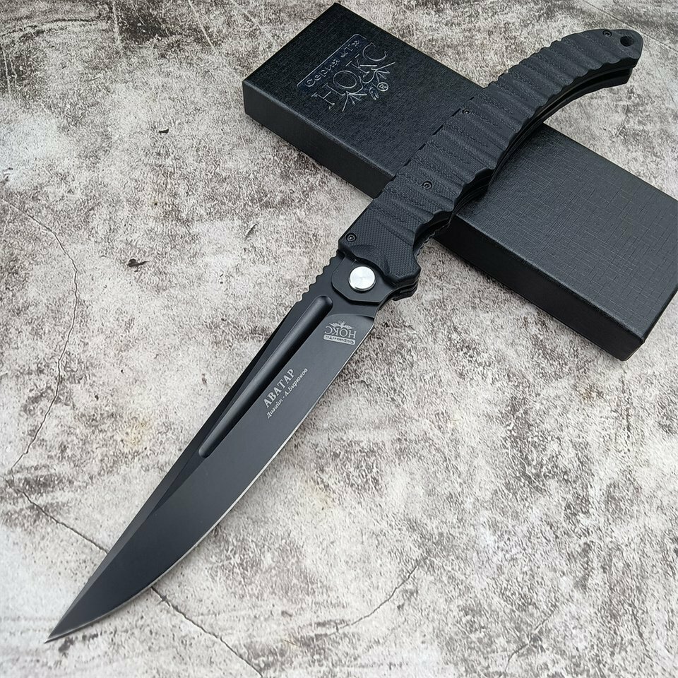 Складной нож из стали G10, тактическое снаряжение для выживания на открытом воздухе