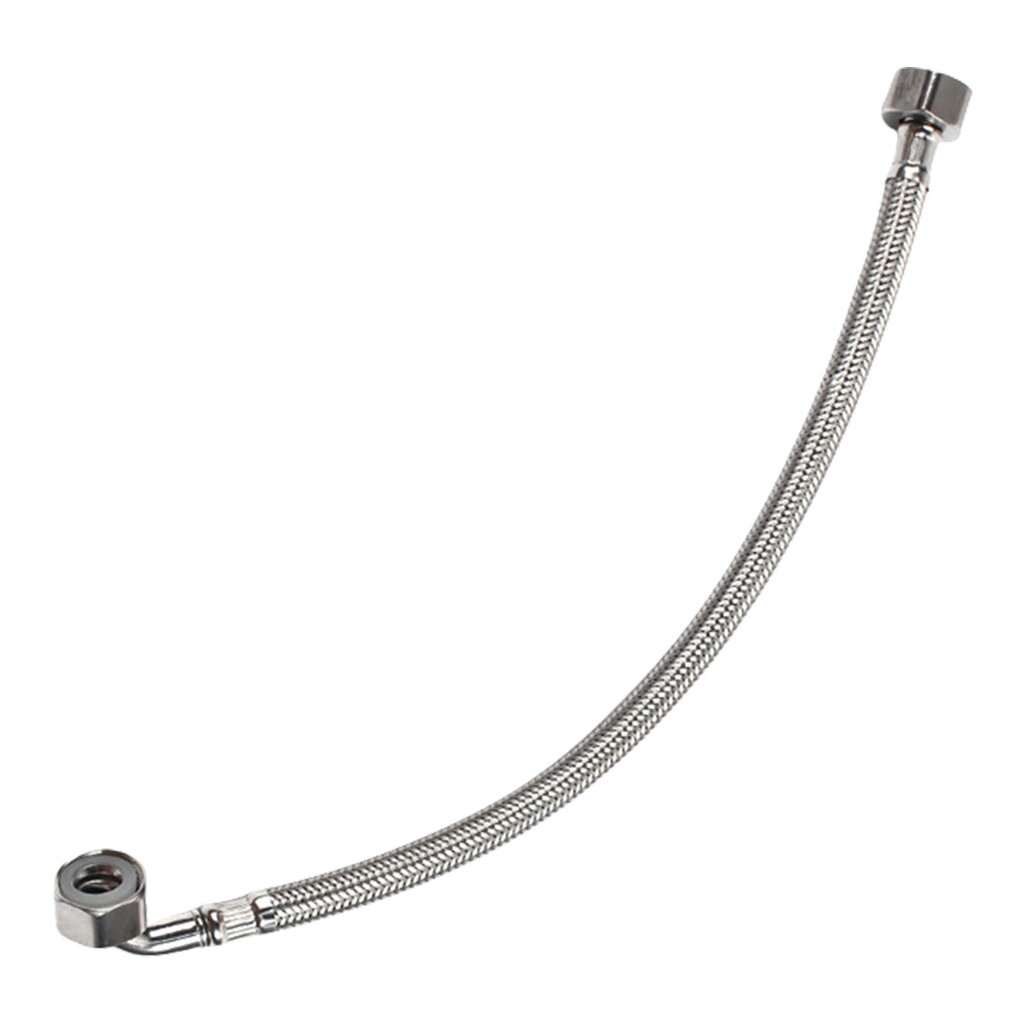 Локоть 304 Стальной Плетеный Гибкий Шланг 1/2 дюйма Разъемы 350 мм Для Сантехники Котлы Ванные Комнаты Кухни 13,78 дюйма