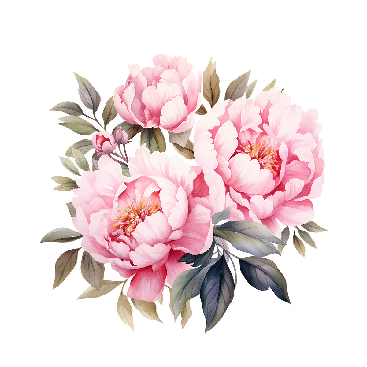 PH-QT619 Амазонка внешней торговли пион цветы декоративные наклейки наклейки на стену макет спальни фон наклейки на