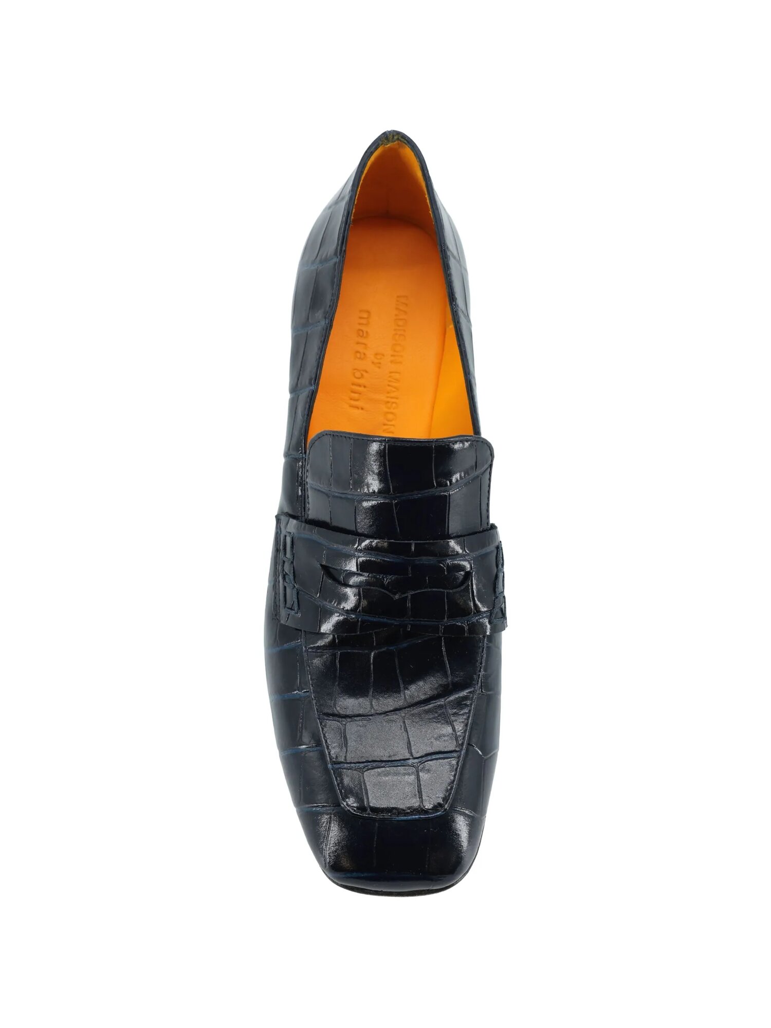 Лоферы Madison Maison Croc-effect leather loafers, размер 40 — фото 1