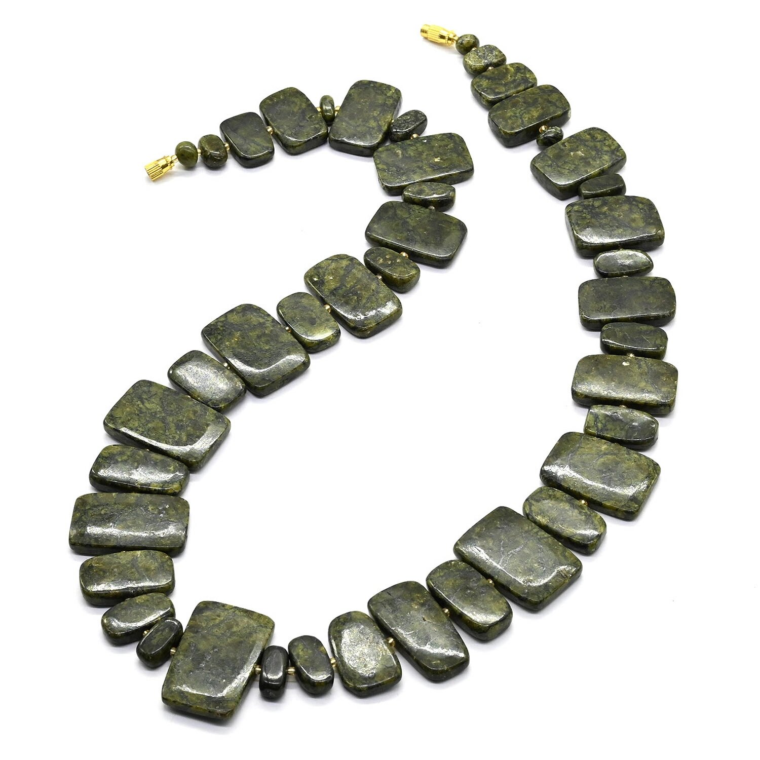 Колье, змеевик