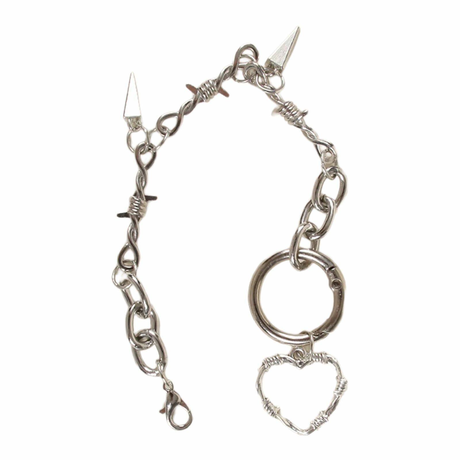 Панк-подвеска для обуви: съемные металлические цепочки простое крепление декор ботинок