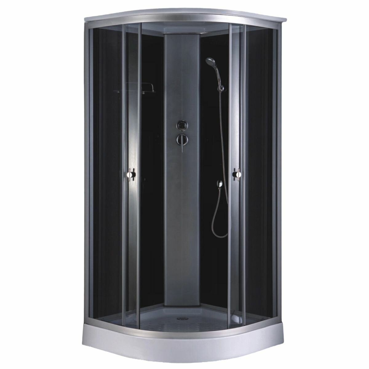 Душевая кабина Loranto 98х98х215 с низким поддоном CS-881EA13TM/B-100