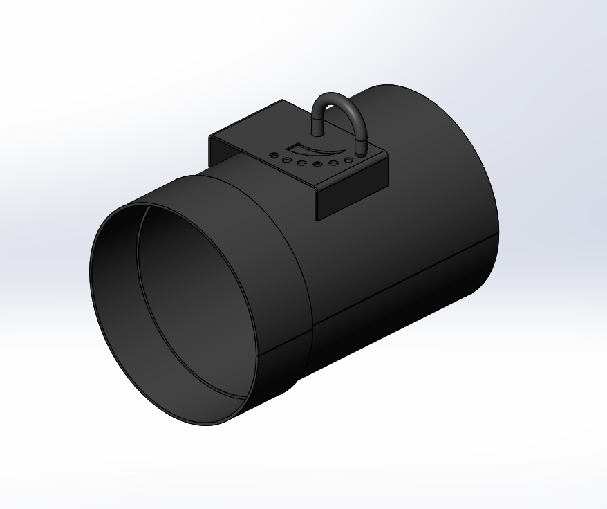 Патрубок дымохода D150, L195