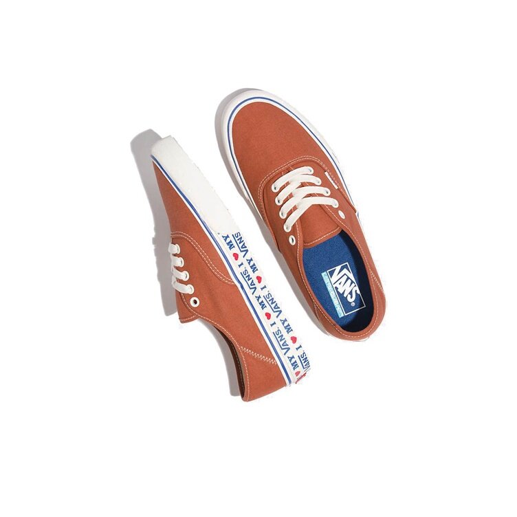 Кроссовки VANS Authentic, размер EU 39 стопа (25CM), brown — фото 1