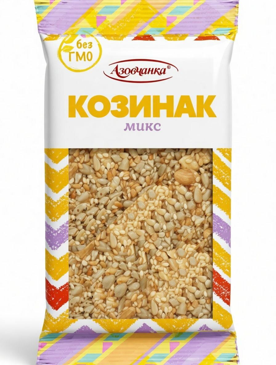 Козинак (микс арахис, кунжут, лен) 150 г/30 шт
