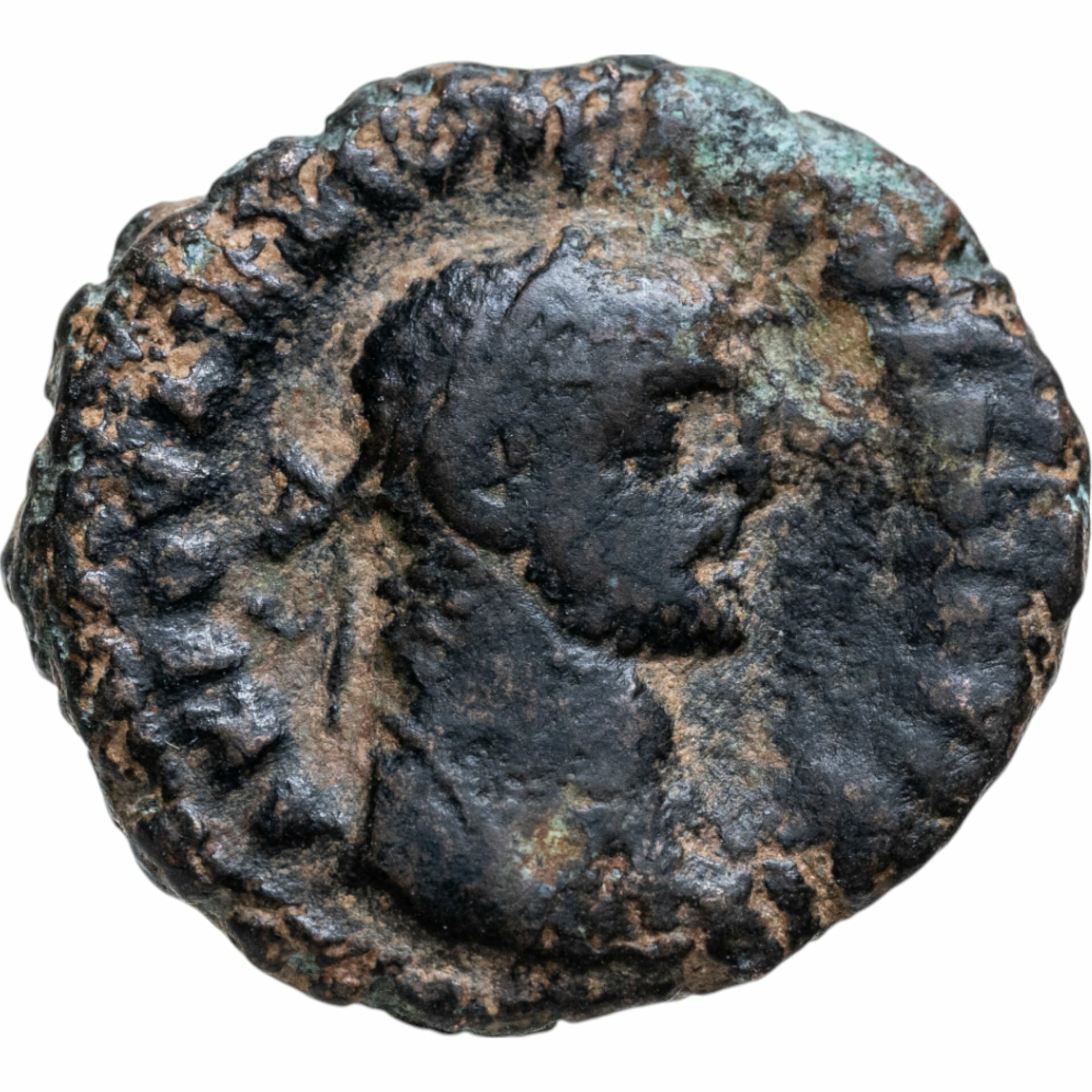 Римская империя, провинция Египет, Диоклетиан, 284-305 годы, Тетрадрахма Александрия, Бронза, в сохранности F-VF