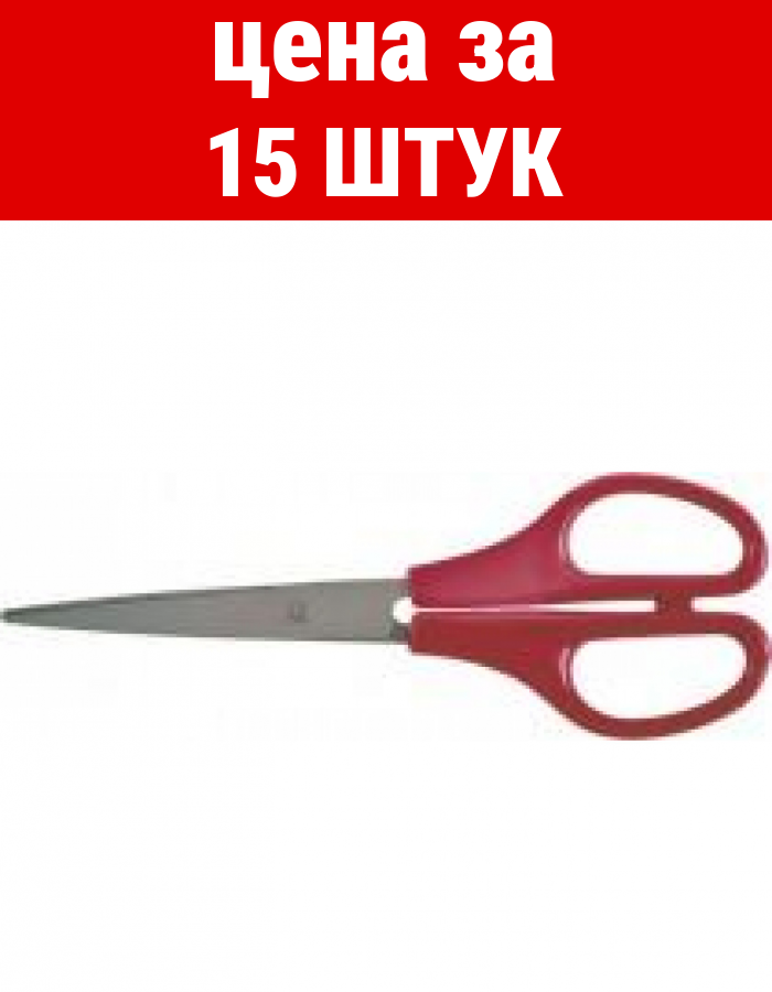 Комплект 15 шт, ножницы 170ММ нерж пласт РУЧ курс FIT