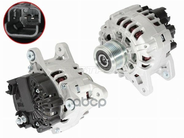 Генератор LADA LARGUS/RENAULT DUSTER/LOGAN 1.6 12- K4M 12V 90A (тип VALEO) Sat арт. ST-85-0511