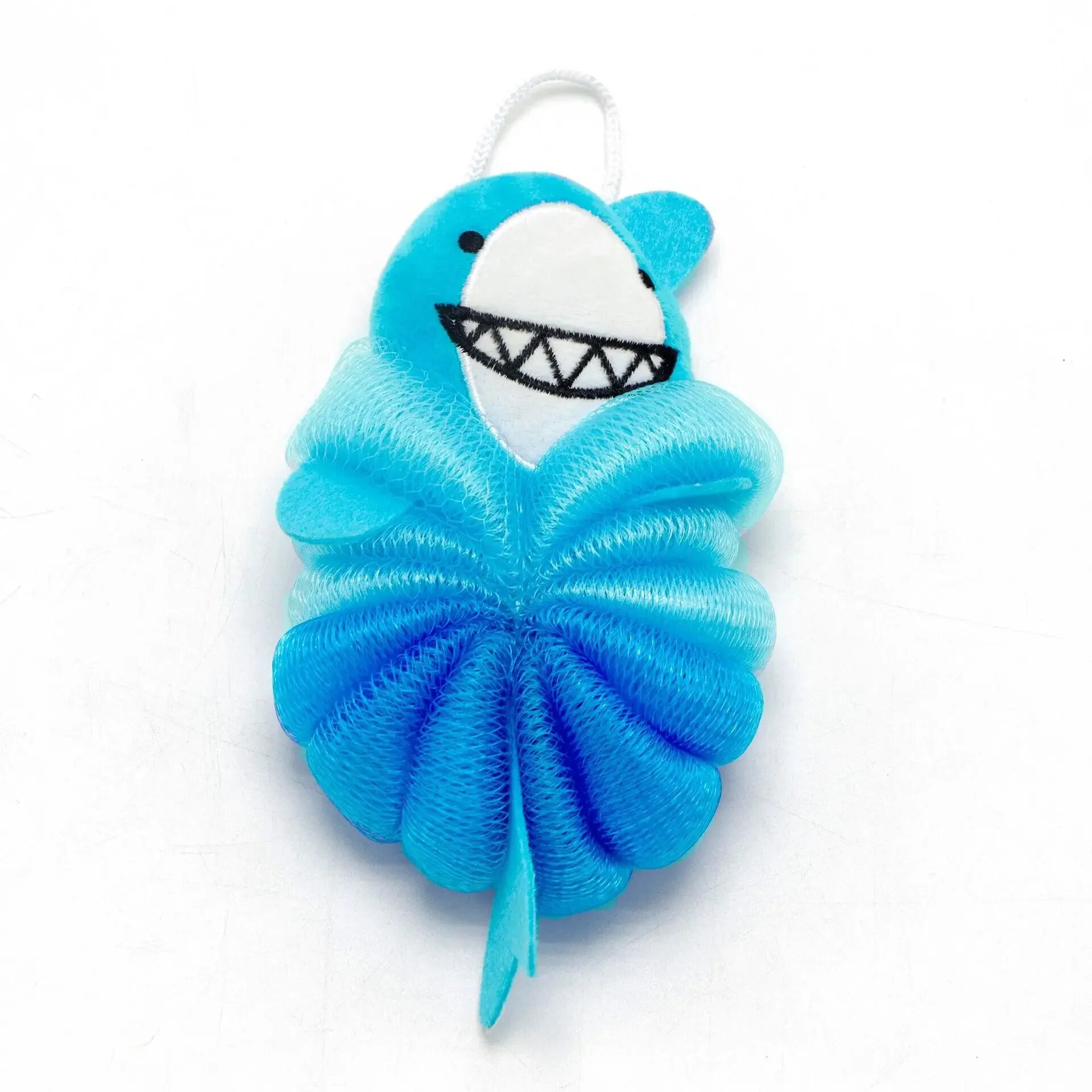Детская мочалка-шарик Blue shark