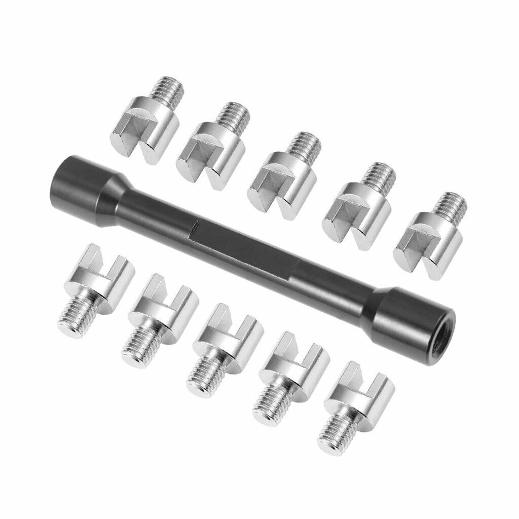 Набор Гаечных Ключей со Спицами для мотоциклов разных Размеров, прочный Металлический Универсальный Набор Гаечных Ключей со Спицами для мотоциклов для Обслуживания шин