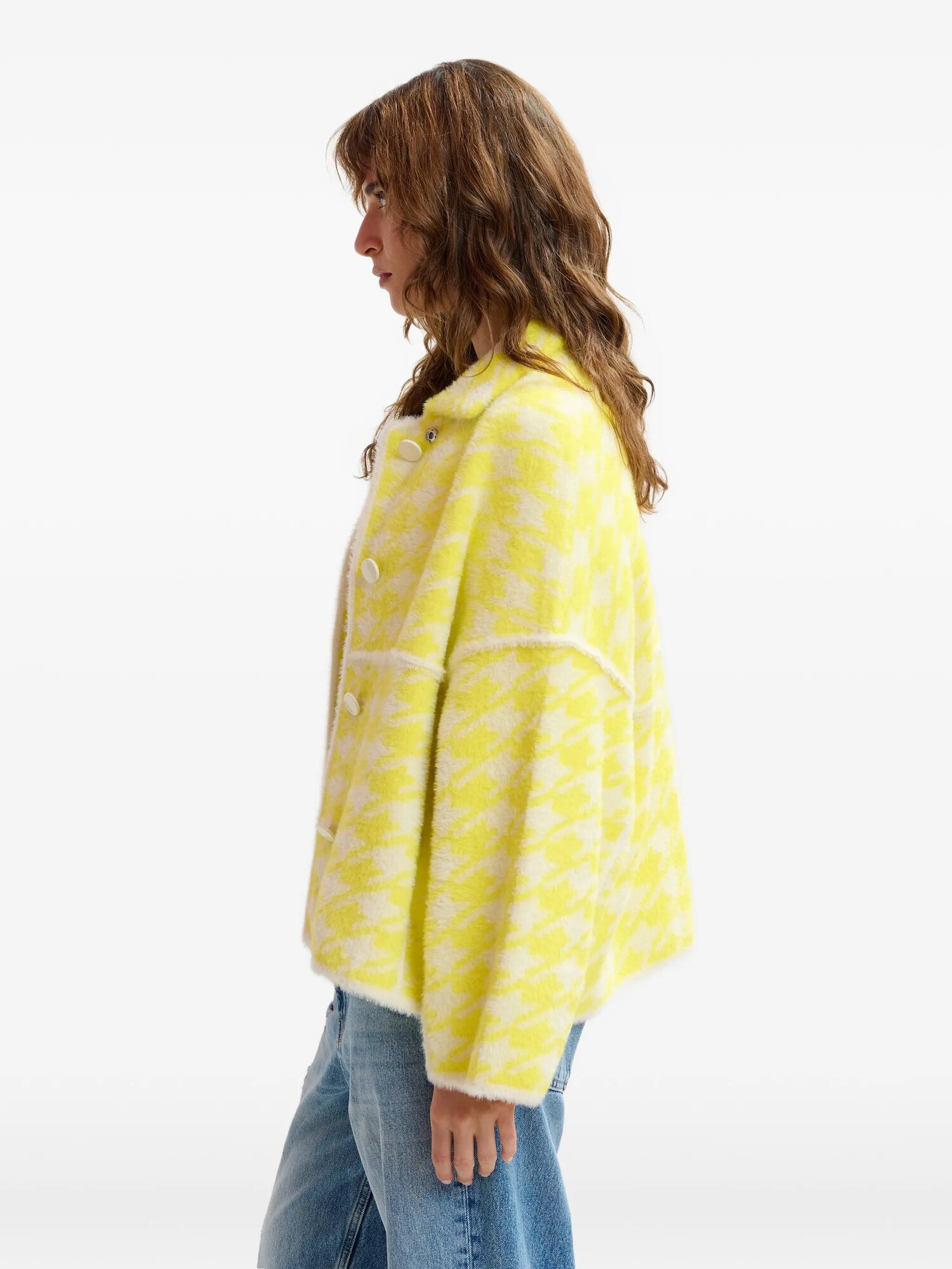 Кардиган ESSENTIEL ANTWERP Patterned cardigan, размер M, yellow — фото 1