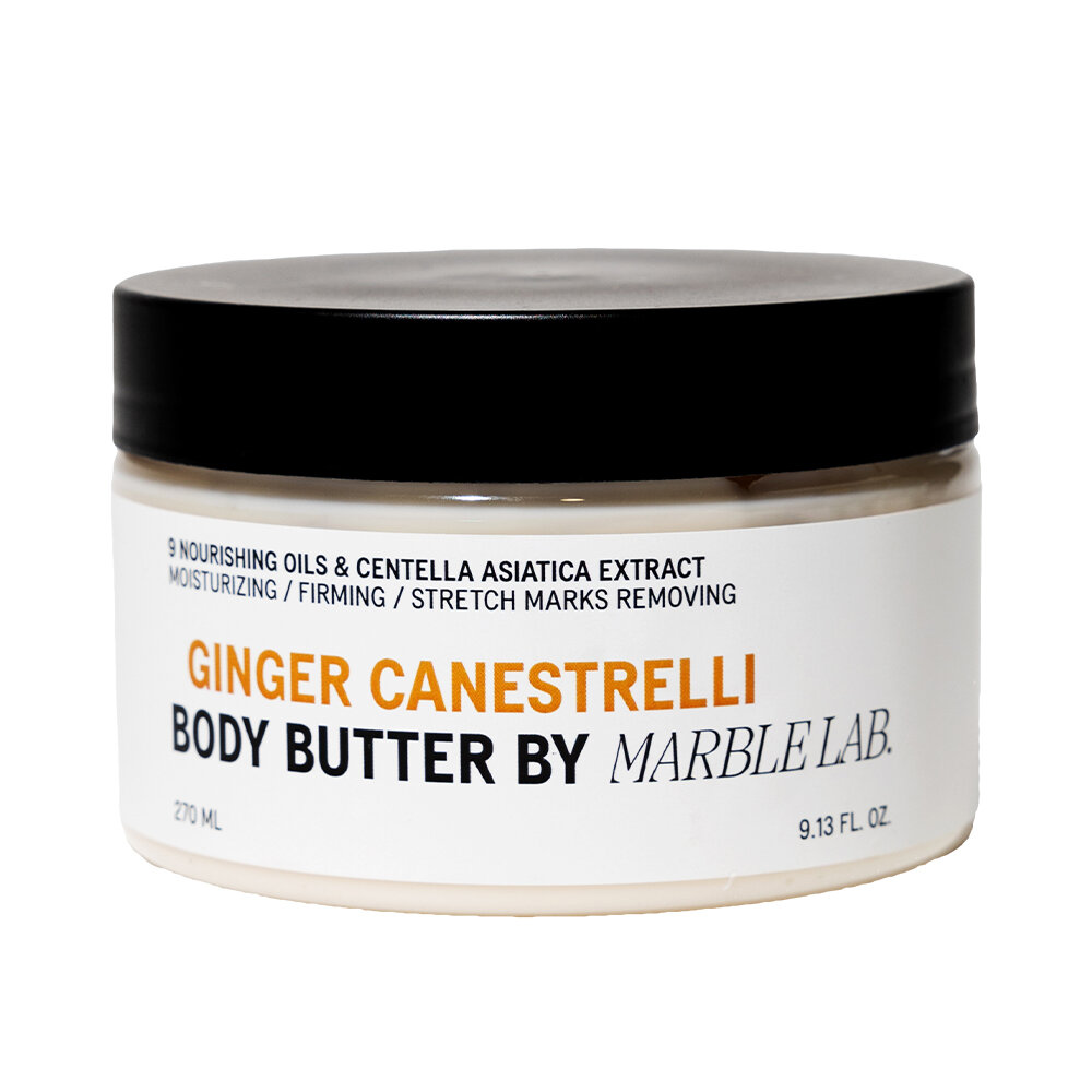 Крем-баттер для тела Marble Lab "Имбирное печенье" увлажняющее, 270 мл