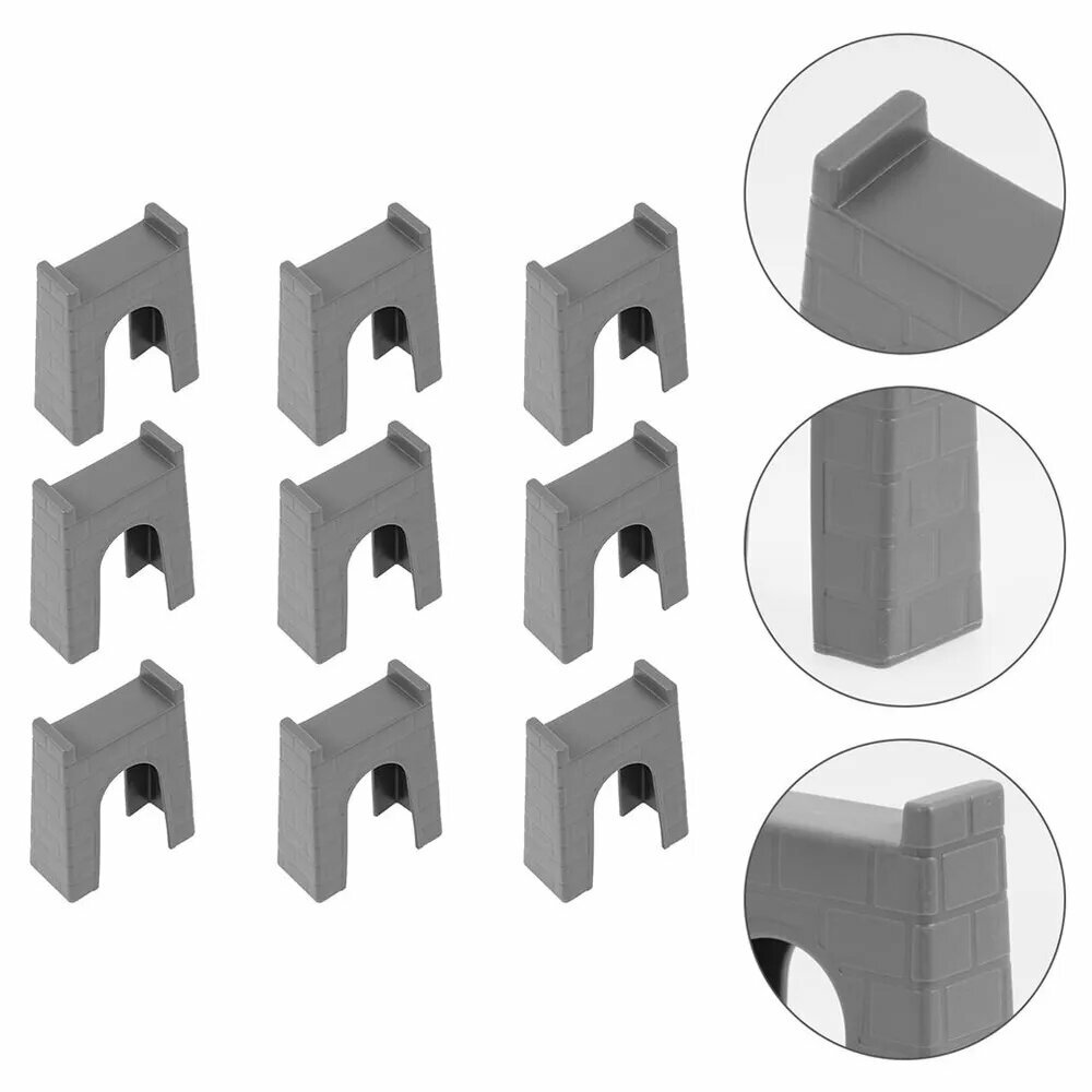 Аксессуары Для Железной Дороги, Мостовые Опоры, Поддержка Моста, 9 Штук, Пластик