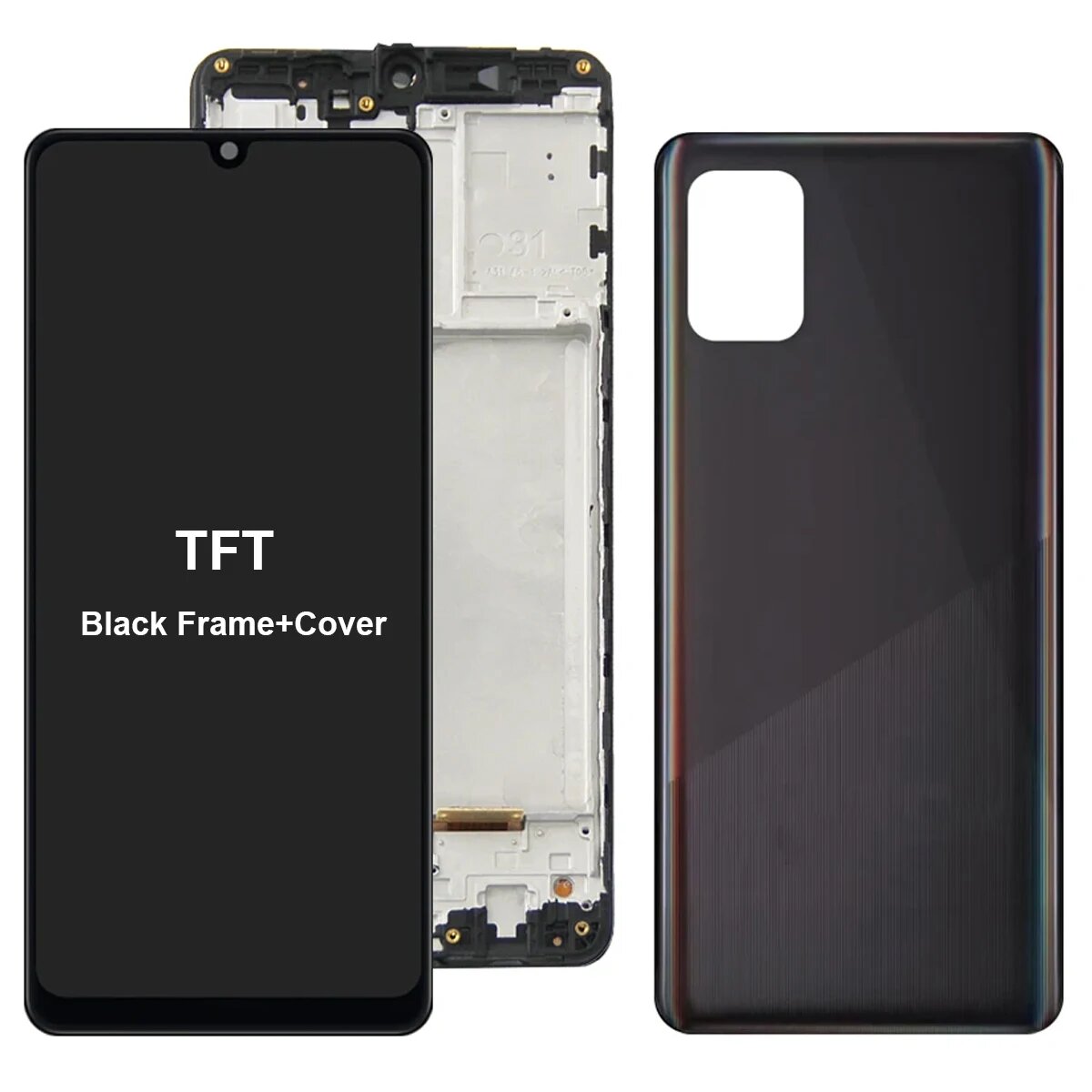 6,4 'для Samsung Galaxy A31 A315 ЖК-дисплей с рамкой, сенсорная панель, With Frame I Cover