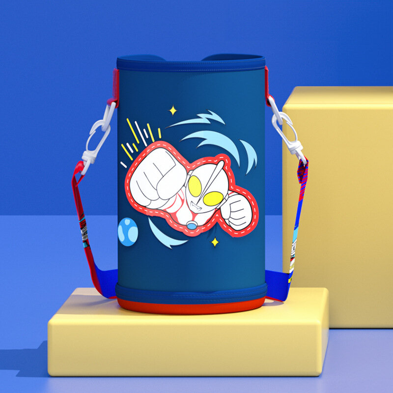 Детский изолированный чехол для стакана, мультяшный чехол для бутылки с водой, изолированный чехол для стакана, противоударный защитный чехол, чехол для бутылки с водой оптом