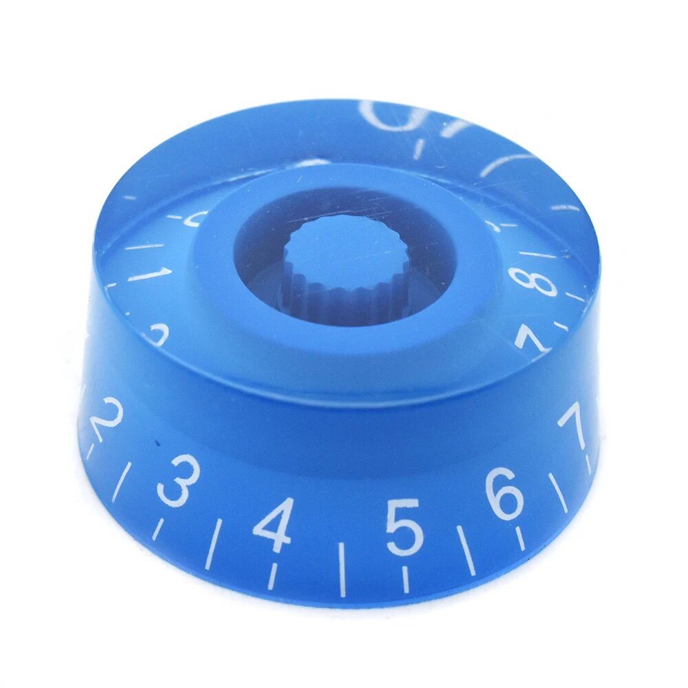Регулятор громкости/тембра для гитары, синий, B Blue with White