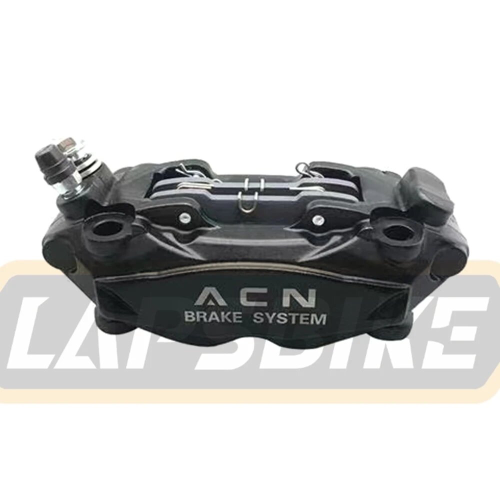 Универсальные улучшенные гоночные тормозные суппорты с ЧПУ, 4-поршневые, для Черный, Black left