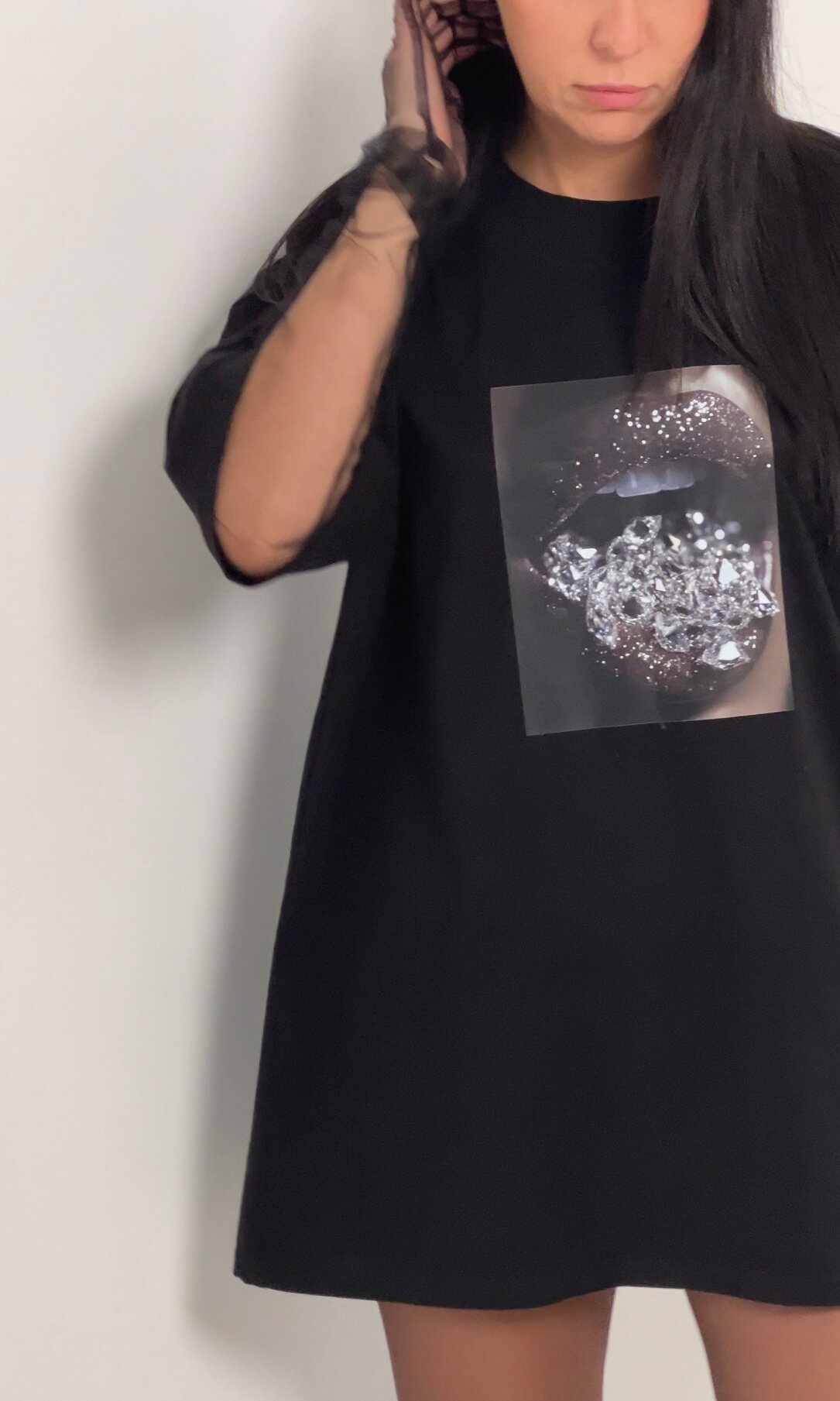 Лонгслив С ПРИНТОМ