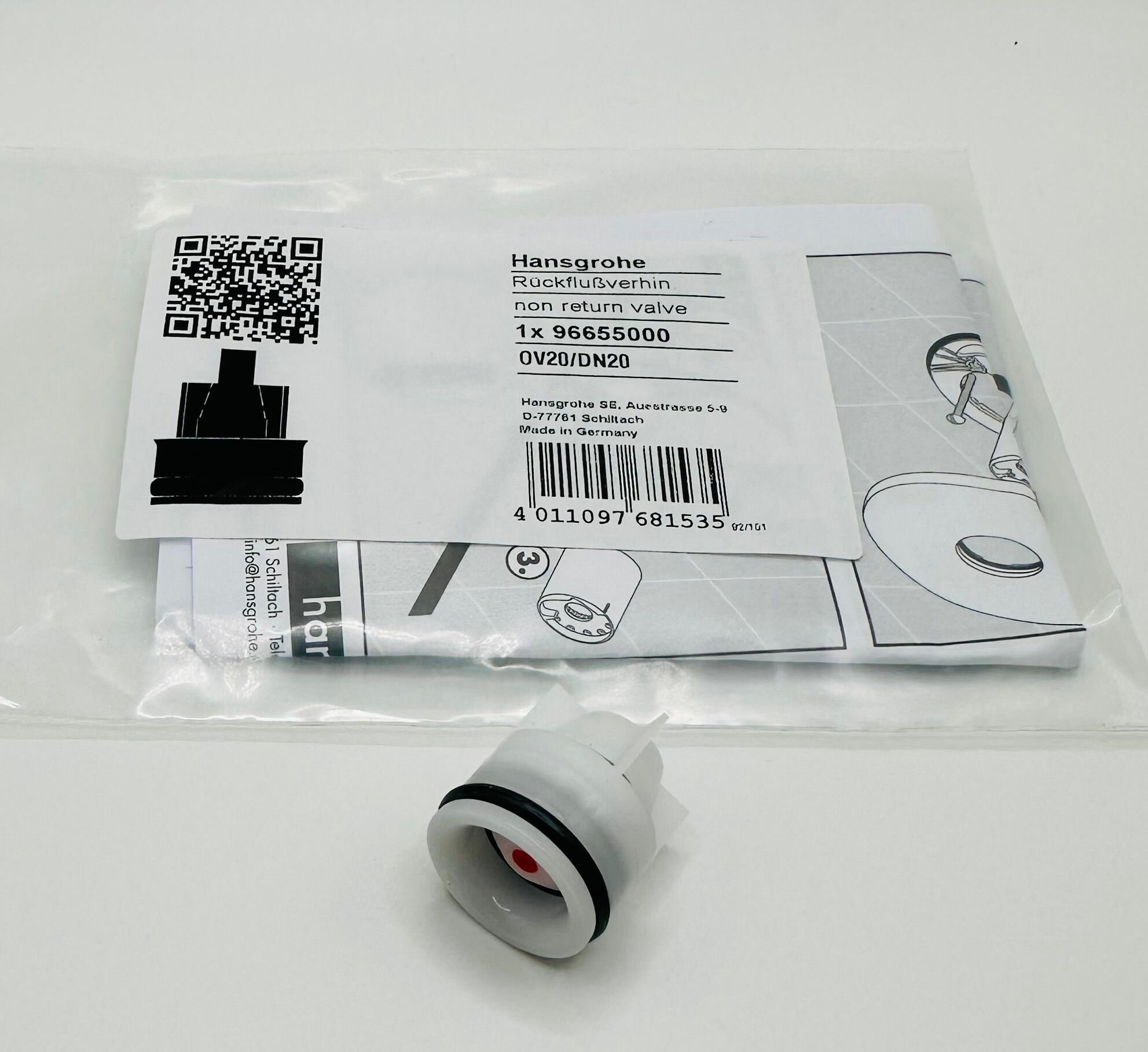 Обратный клапан 3/4 Hansgrohe 96655000