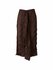 Юбка Staud Ruffled midi skirt, размер M, коричневый