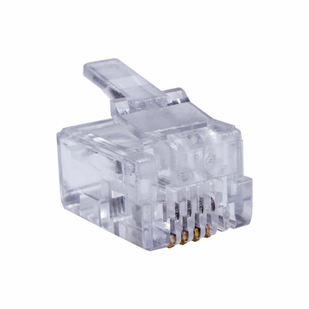 Коннекторы Suprlan 6P4C, телефонные разъемы, RJ-11, 100 шт