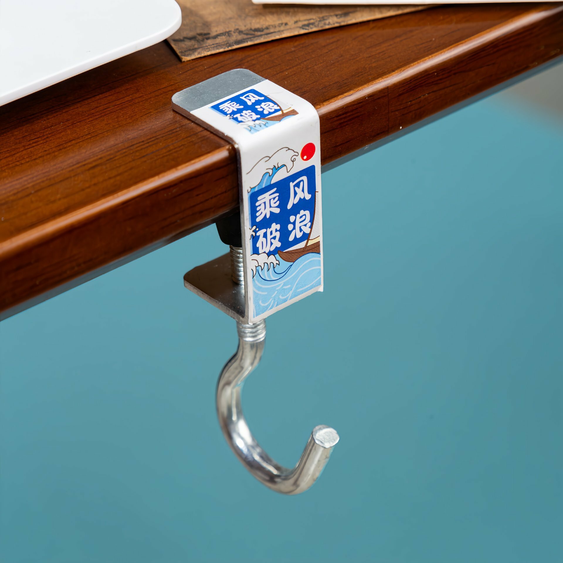 Крючок без сверления, подвижный, тяжелый, для студенческого стола, рюкзака, офисного стола, боковая подвесная сумка, съемное использование