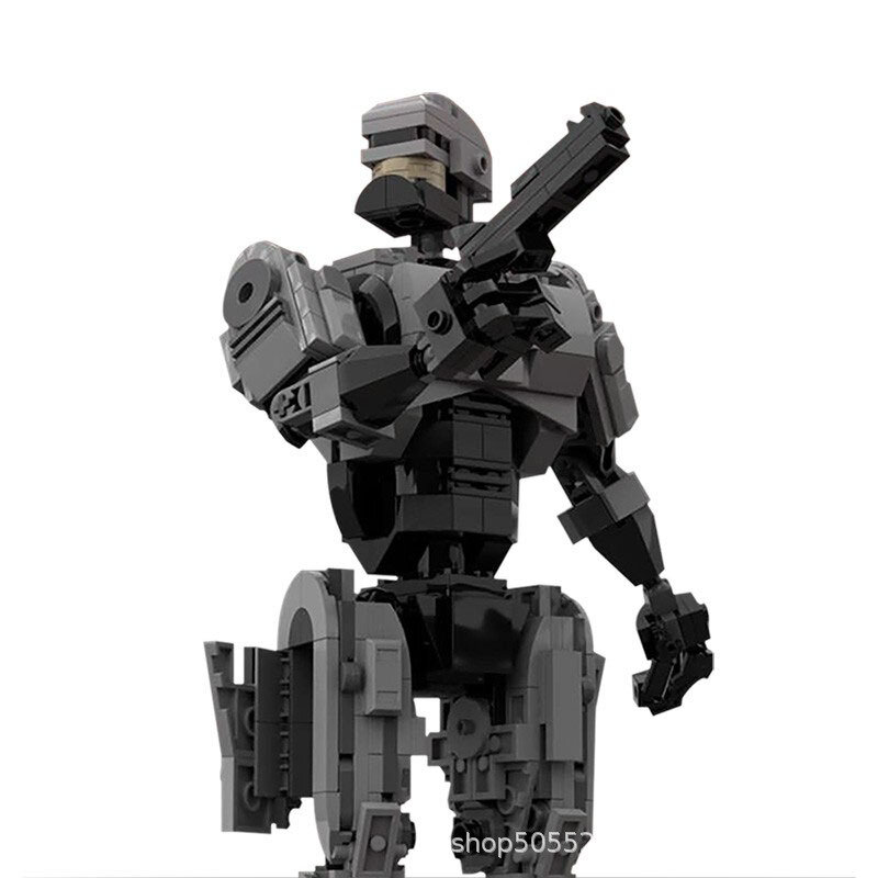 Строительные блоки из мелких частиц, сборка MOC, Робокоп 46668, сложная сборка, обучающая игрушка