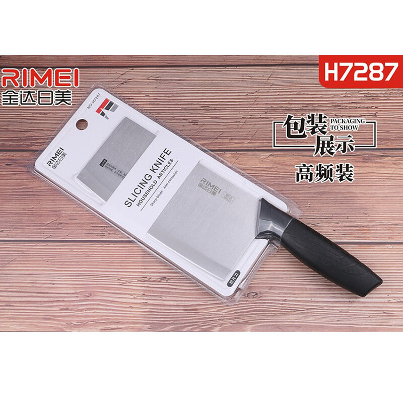 Нож для кухни Jindarimei 7287 из нержавеющей стали для нарезки овощей и мяса, острый шеф-нож для резки костей