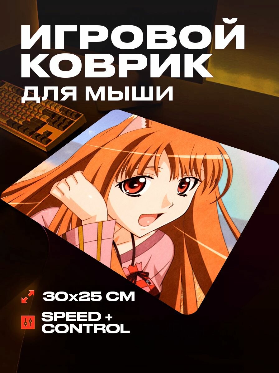 Коврик для мыши игровой Spice and wolf 30x25 см ProSleeves