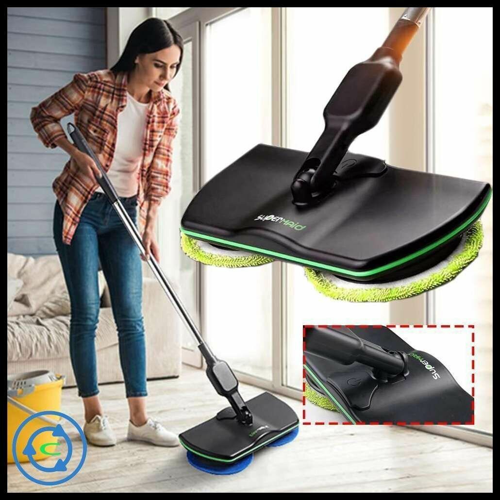 Электрошвабра Беспроводная Supermaid, черный