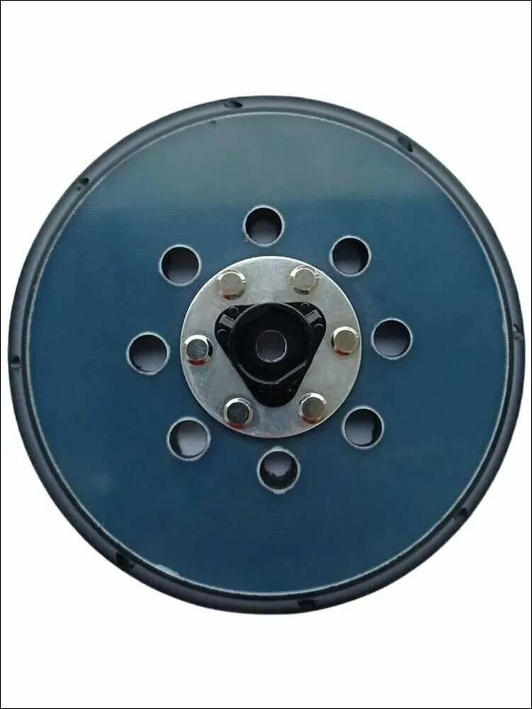 Диск подошва для шлифмашинок 150 мм с липучкой 16 отверстий