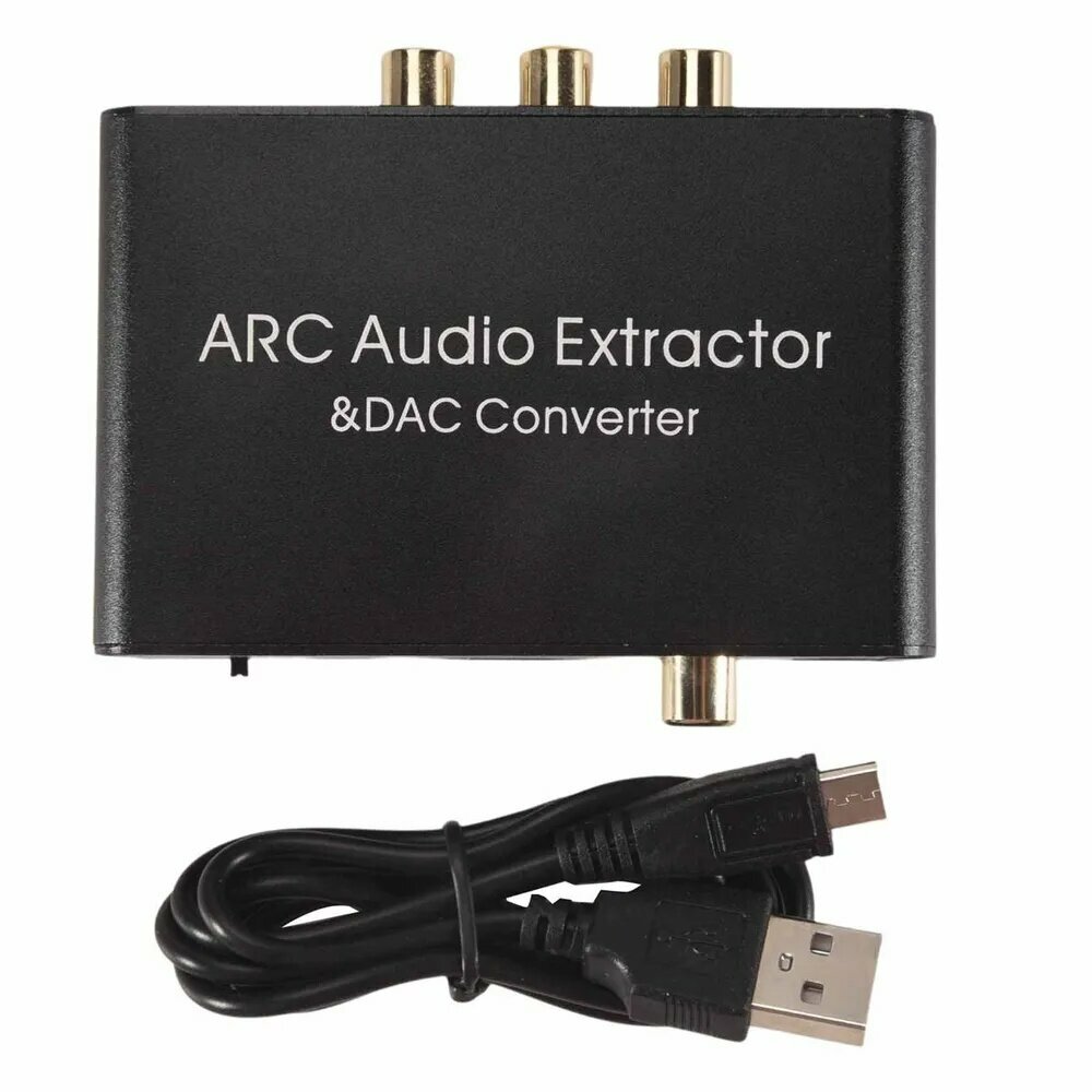 ARC Аудио Адаптер HDMI Аудио Экстрактор Цифро-Аналоговый Преобразователь
