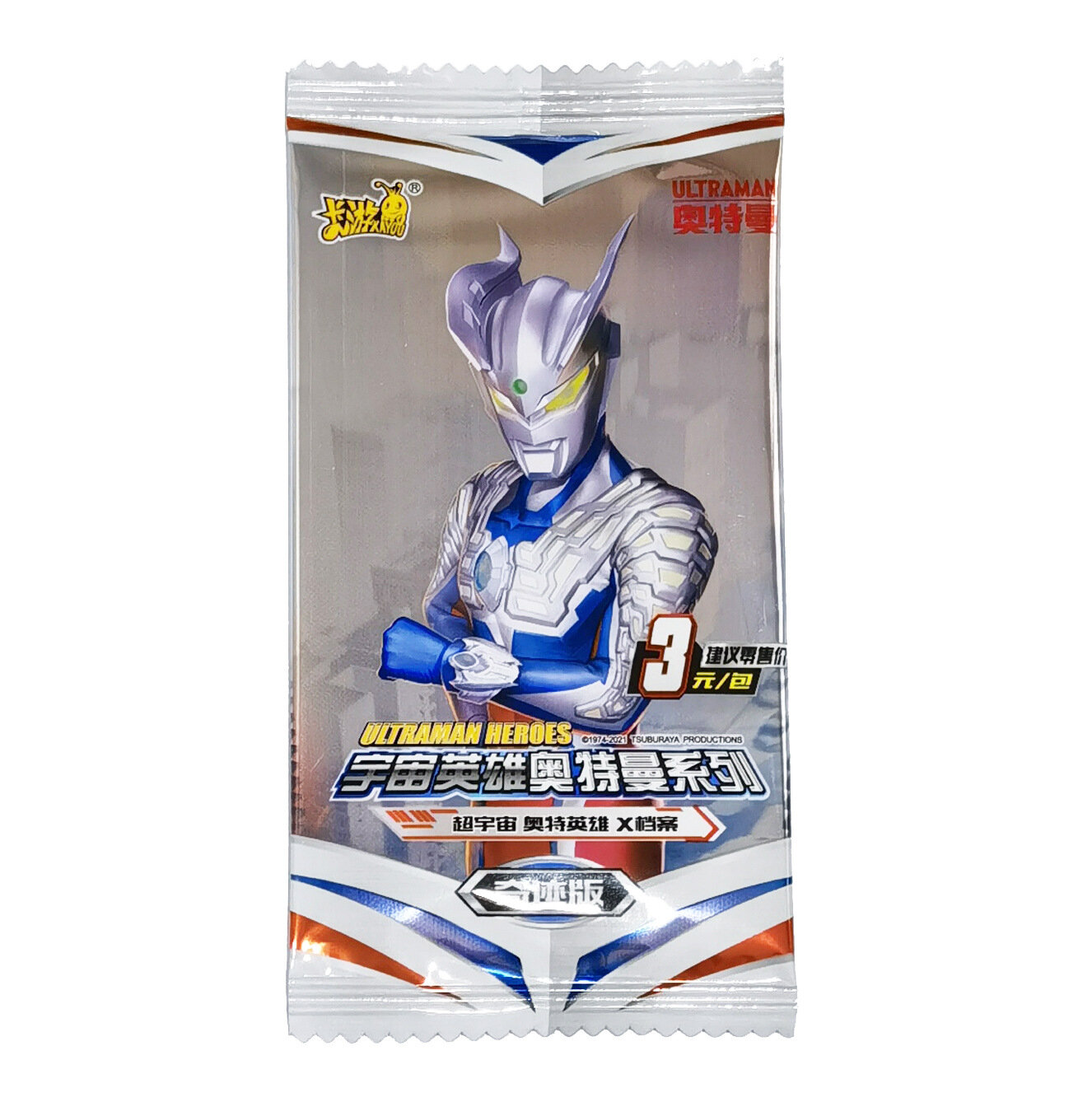 Официальный пакет с картами Ультраман - 1 пакет со случайными картами, цена 3 юаня, коллекционные для фанатов