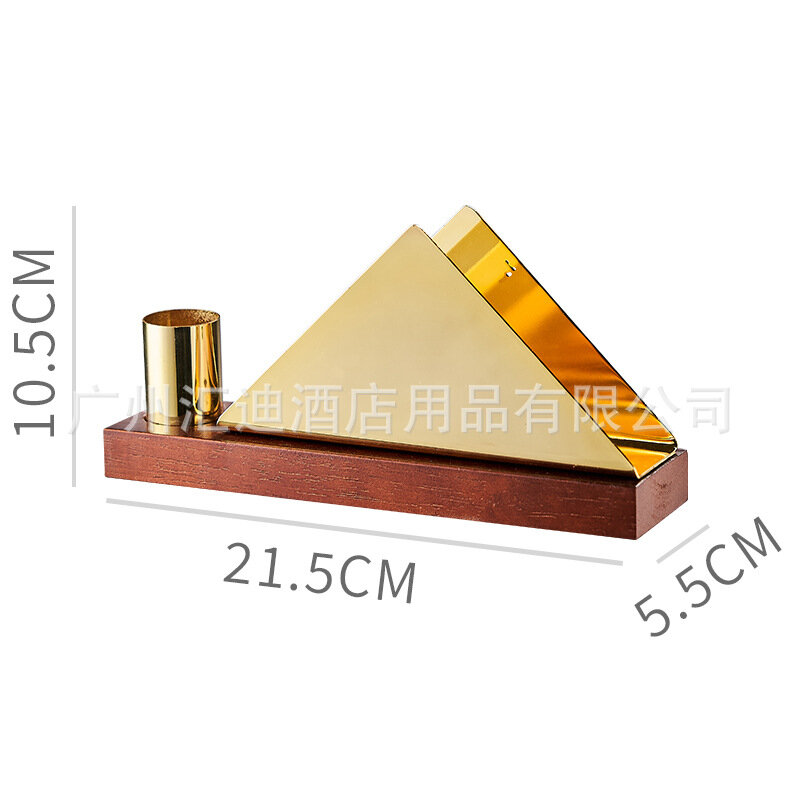 Коробка для салфеток из орехового дерева, настольный держатель для салфеток, коробка для салфеток из нержавеющей стали, стойка для салфеток в ресторане, вертикальная коробка для хранения салфеток