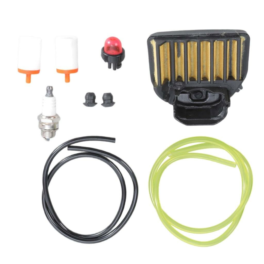 Комплект для обслуживания бензопилы с воздушным фильтром, топливной линией, грушей для подкачки